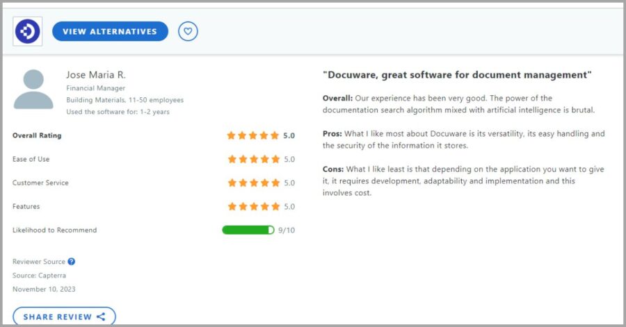 10 Best DocuWare Alternatives: Seamless Document Control & Security in 2025