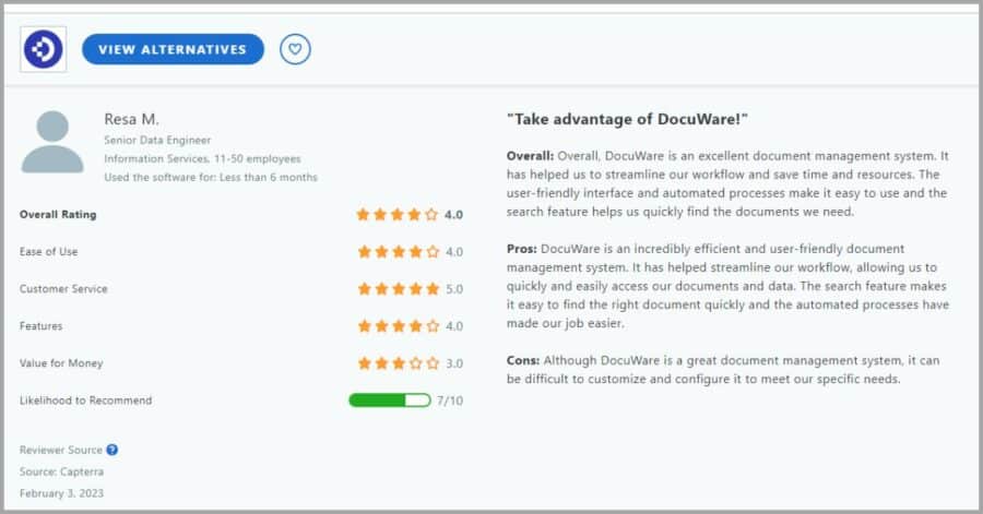 10 Best DocuWare Alternatives: Seamless Document Control & Security in 2025